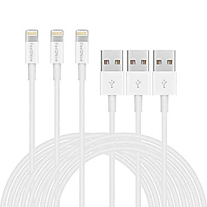 iPhone Charger Fast Charging[Apple MFi Certified] 5pack 10FT Long Lightning Cable Fast High Speed Data Sync iPhone Charger Cord for iPhone 14/13/12/11 Pro Max/XS MAX/XR/XS/X/8/7/Plus airpods (White)