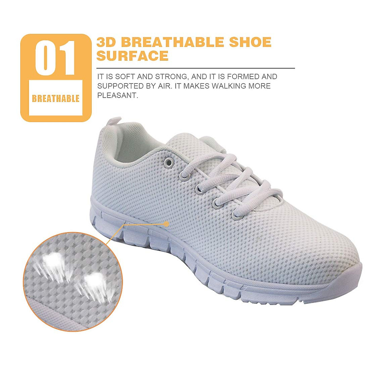 Mumeson Women Floral Skull Print Low Top Lightweight Running Shoes Air Mesh Girls Go Easy Walking Comfy Sneakers US7