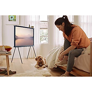 SAMSUNG QN55LS01RAFXZA Serif 55-Inch QLED 4K LS01 Series Ultra HD Smart TV with HDR and Alexa Compatibility (2019 Model)