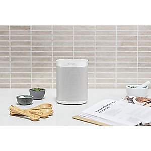 Sonos One (Gen 2) - Voice Controlled Smart Speaker with Amazon Alexa Built-In - White (Renewed)