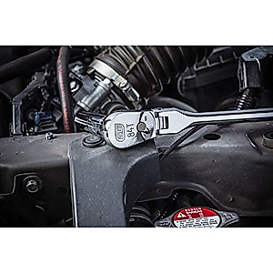 GEARWRENCH 1/2" Drive 84 Tooth Flex Head Teardrop Ratchet 17" - 81306A-07