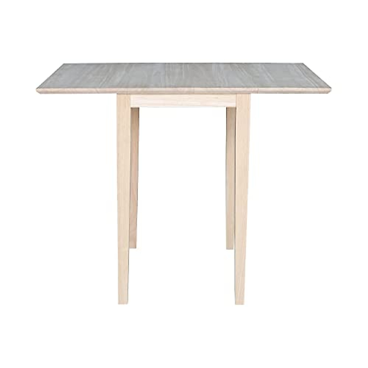 International Concepts Small Drop-leaf Table, Unfinished