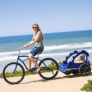 QzoneLife® Bicycle Trailer Coupler Hitch Black Universal Cycling Adapter Accessories Rear Replacement Axle Hitch Attachment for Child Pet Cargo Bike Trailers (Steel)