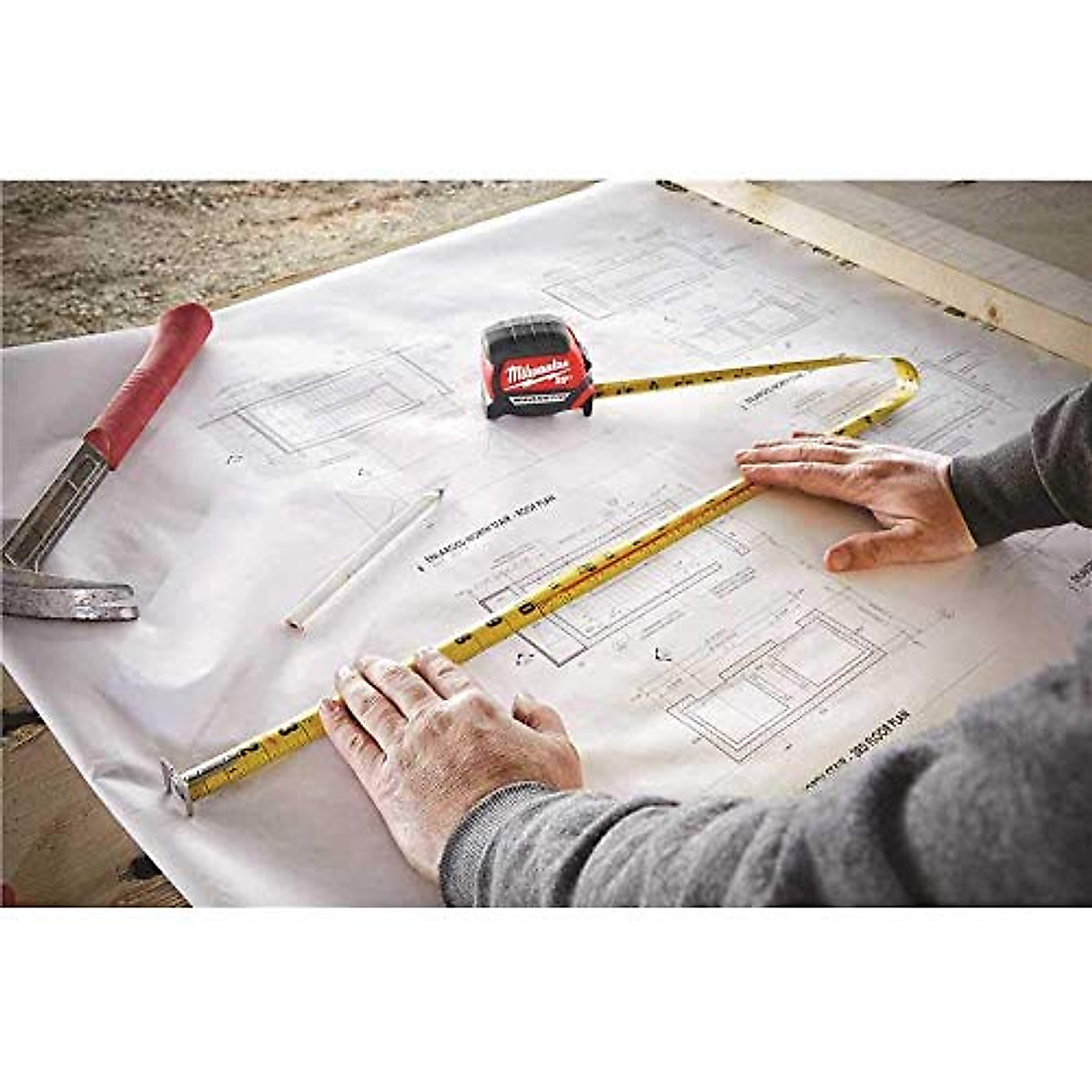 Milwaukee Tool 48-22-7125 Magnetic Tape Measure 25 ft x 1.83 Inch, 2 Pack