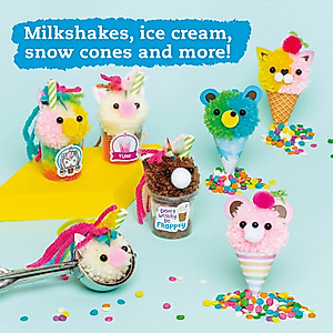 KLUTZ Mini Pom-Pom Food Animals Craft Kit