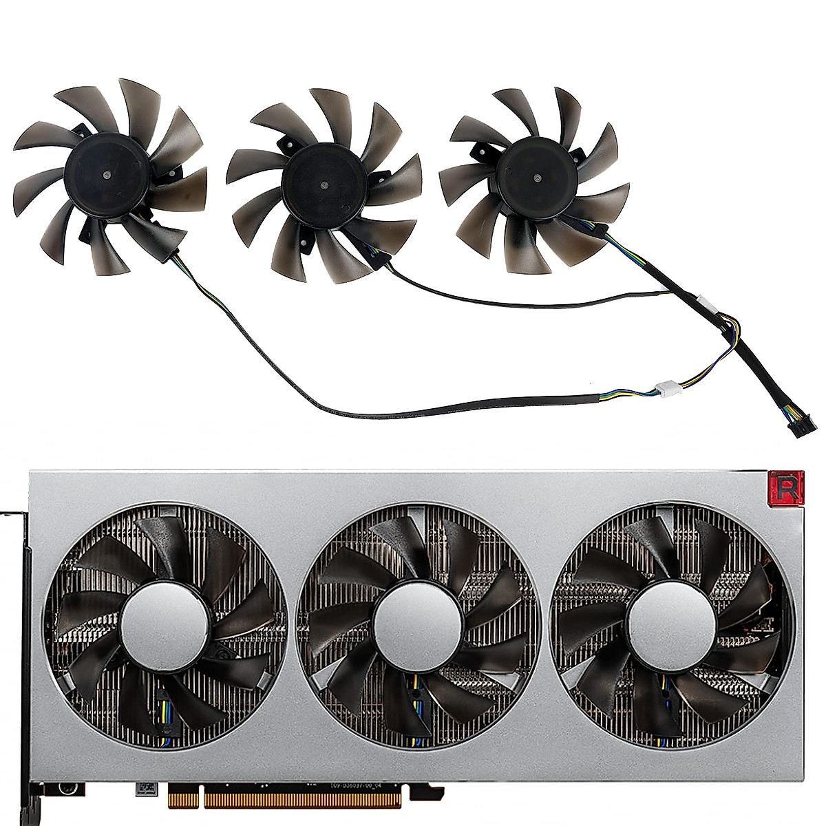 inRobert 75mm FD8015H12S VII Graphics Card Fan Replacement for AMD Radeon VII GPU Cooling Fan