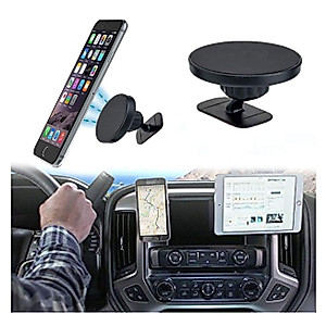 Nato Magna Mount Original [2 Pack] Universal Magnetic Cell Phone Mount for use on Any Cell Phones or Tablet - [ Super Strong Magnet ] [ VHB Auto Adhesive Mounting ] [ 360° Rotation ]