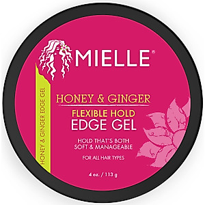 Mielle Flexible Hold Edge Gel With Certified Organic Honey & Ginger (Pack of 2)