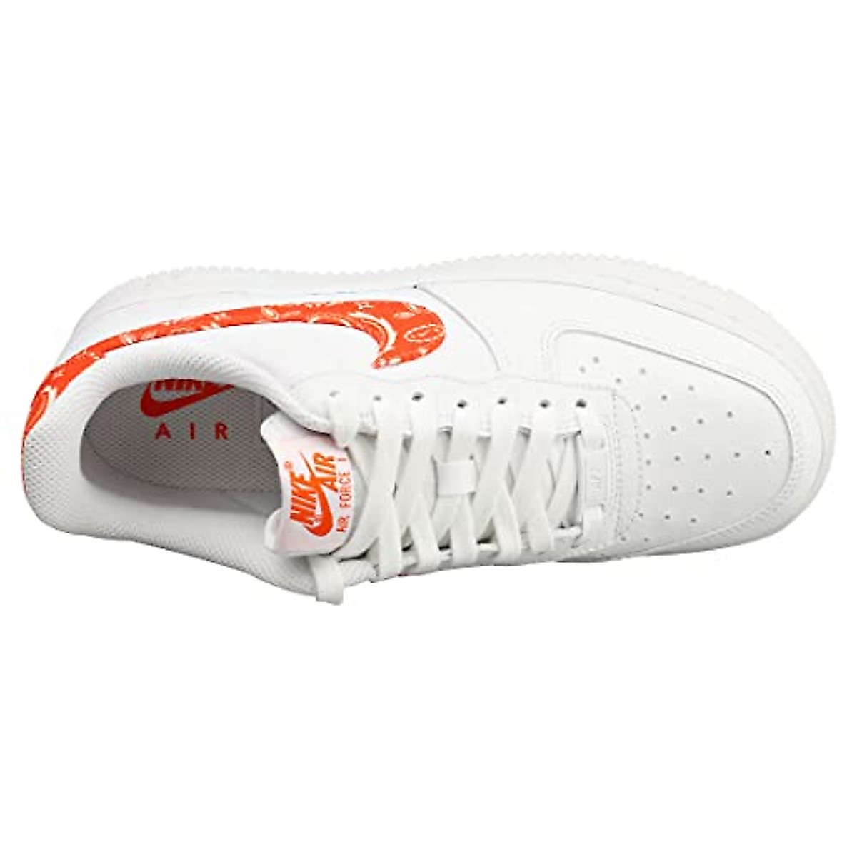 Nike Womens Air Force 1 Low DJ9942 102 Orange Paisley - Size 11W