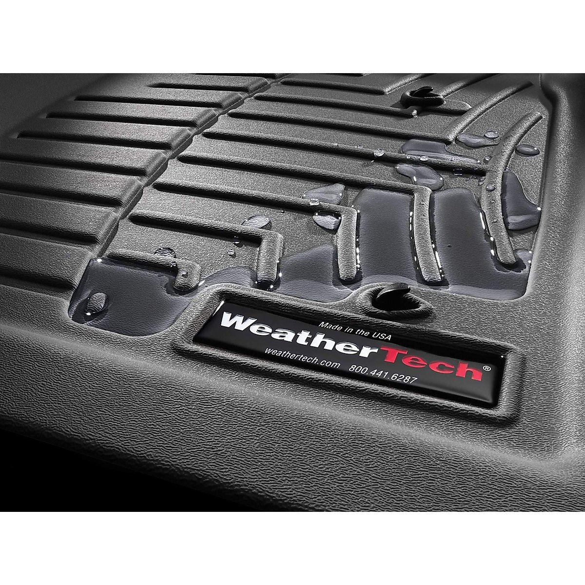 WeatherTech Custom Fit FloorLiners for Trax, Encore - 1st & 2nd Row (44532-1-2), Black