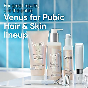 Gillette Venus for Pubic Hair & Skin Gentle Trimmer Plus 1oz Smoothing Exfoliant