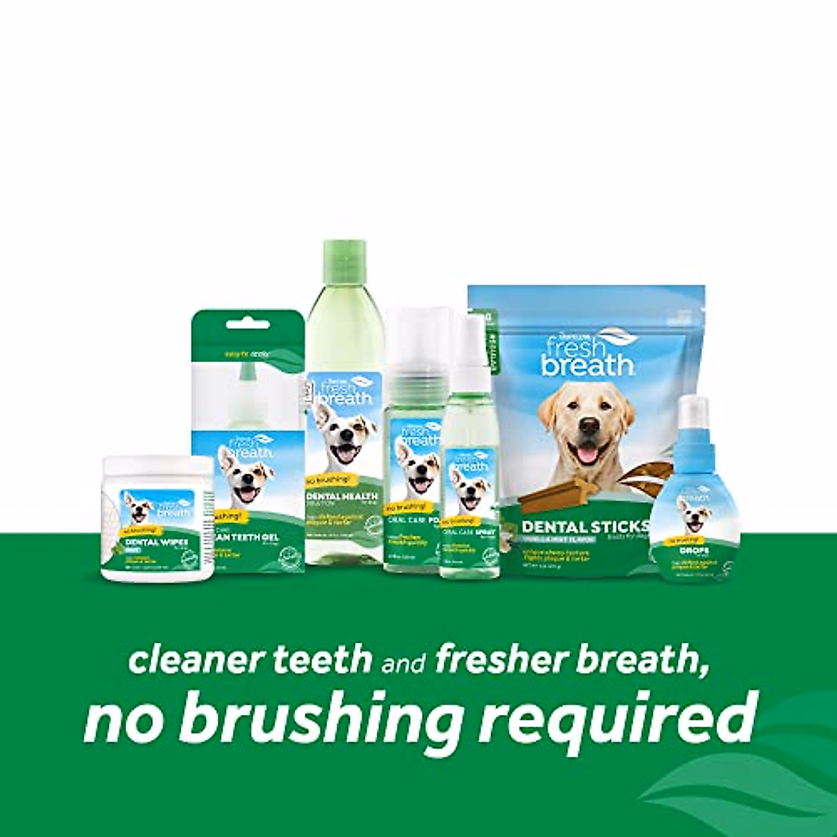 Fresh Breath by TropiClean Oral Care Water Additive for Cats, 16oz - Made in USA