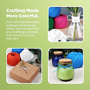 Bean Products Hemp Twine - High Tensile Strength and Durable - Made with 100% Hemp - Perfect for Jewelry, Arts & Crafts, Decoration, Cooking - 1MM, 100G/430 Ft. - 20 lb. Test Strength - 12 Pack