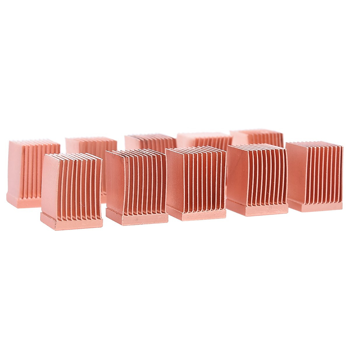 Alphacool 17426 GPU RAM Copper Heatsinks 10x10mm - 10pcs Air Cooling Passive Coolers
