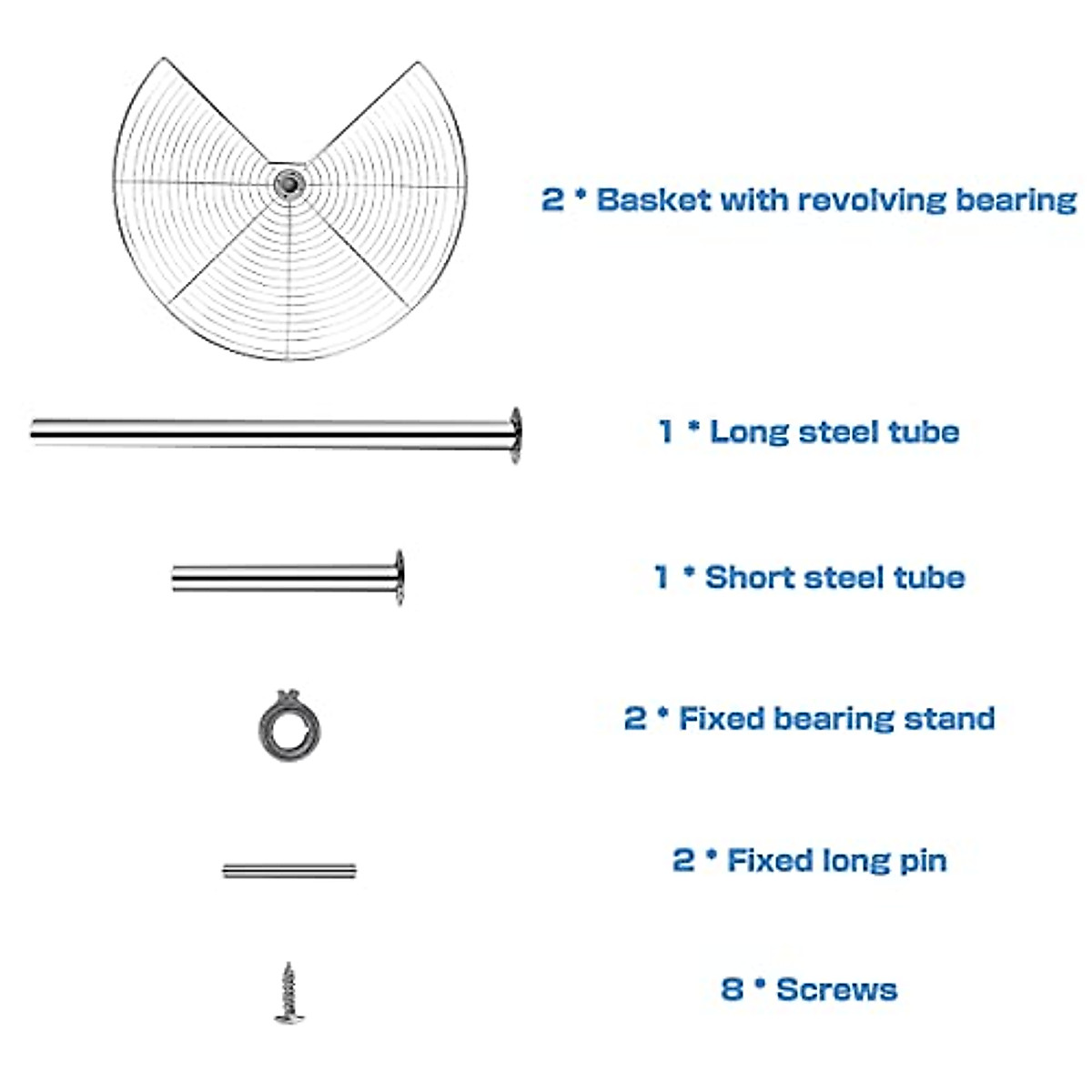 Xverycan 28" Kidney Shaped Lazy Susan Corner Organizer, Stainless Steel Lazy Susan Kitchen Base Cabinet Blind Corner Organizer, 2 Tier Rotating Storage Shelf Rack