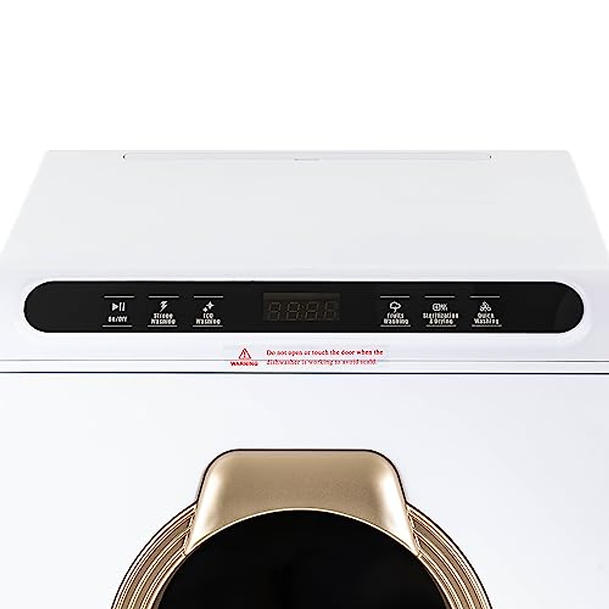 BeiseYu Portable Countertop Dishwasher, Compact Dishwasher with Built-in Water Tank, 5 Programs, 360° Dual Spray, 161℉ High-Temp Air-Dry Function, 8 Sets of Tableware for Apartments& RVs, 2 Modes