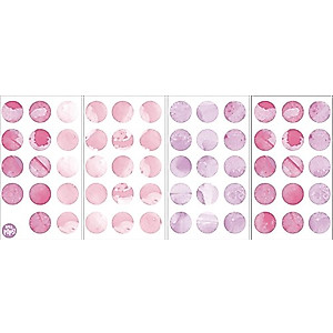 WallPops DWPK2466 Watercolor Dots Wall Art Kit, Pink