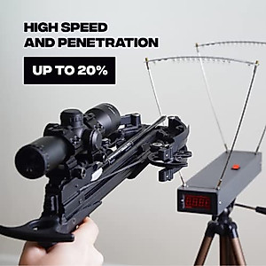 BALLISTA Sting Mini Crossbow Bolts Carbon Arrows with Field Tips, Half-Moon Nocks, Penetrator Inserts for Hunting Broadheads OD 6.0mm (Pack of 6) (13")