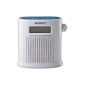 Sony ICFS79W AM/FM/Weather Band Digital Tuner Shower Radio (White)