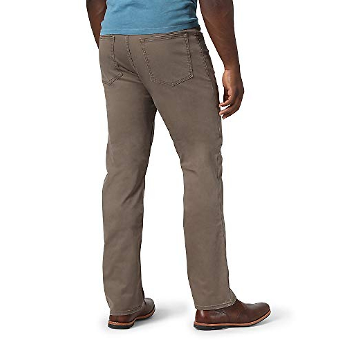 Wrangler Authentics mens Straight Fit Twill Pant , Major Brown , 34W x 30L
