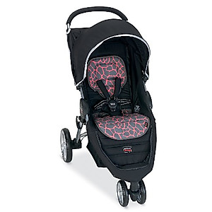 Britax B-Agile Fashion Stroller Kit, Pink Giraffe