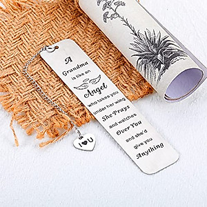 Grandma Gifts from Grandchildren Birthday Gifts for Grandmother from Grandaughter Grandson Mother's Day Gift Bookmark for Grandma Nana Grammy Grandmother Gift from Teen Kid First Time New Grandma Gift