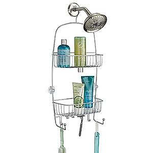 InterDesign Raphael Bathroom Shower Caddy, X-Large - Silver