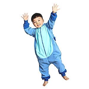 OGU' DEAL Kids Stitch Pajamas Animal Onesie Halloween Costumes One Piece Sleepwear for Boys and Girls