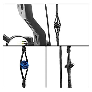 4PCS Bow Sight Peep, 1/4" 3/16" Aluminum Alloy Peep Sight Archery Accessories for Compound Bow