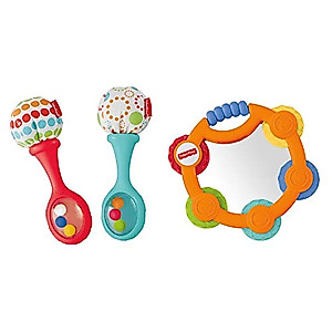 Fisher-Price Tambourine & Maracas Gift Set