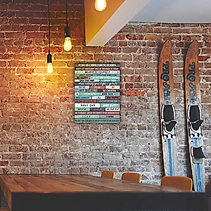 Istrion Inspirational Wall Art Framed Canvas 12 x 16 in (Turquoise) - Motivational Positive Quotes Rustic Wall Arts Decor for Home Office Bathroom Bedroom Kitchen Classroom Gym