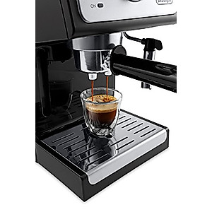 De'Longhi A-3220-RMB Espresso Cappuccino Maker Manual Frother, 9.6 x 7.2 x 11.9, Black