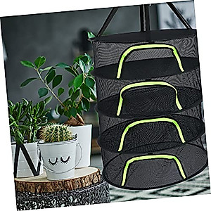 Zerodeko 2pcs Folding Drying net Vegetable Plants Plants Outdoor Plants Laundry Drying Rack Collapsible Wet mesh Drying net Drying Net Accessory Drying Net Device Drying Net Parts Tool