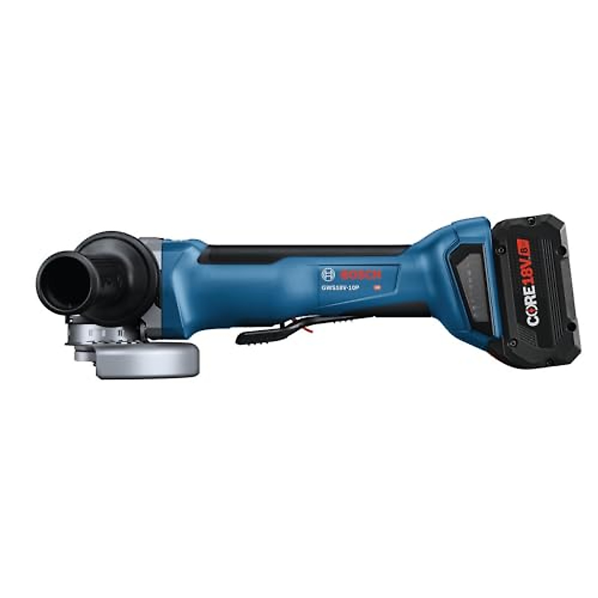 BOSCH GWS18V-10PB14 18V Brushless 4-1/2 – 5 In. Angle Grinder Kit with Paddle Switch and (1) CORE18V® 8 Ah High Power Battery