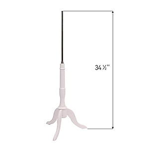 White Wood Tripod Dressmaker Form Base