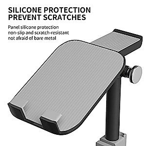 SZFIXEZ Cell Phone Stand, Height Adjustable Chat Stand for Desk/Office (Black)