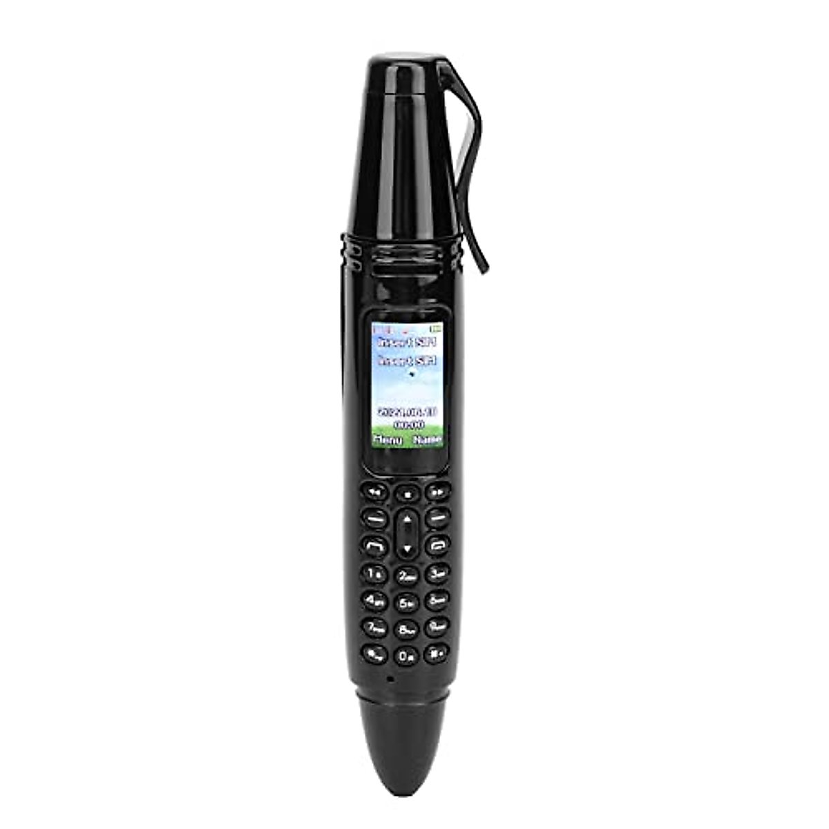Dpofirs Pen Mini Cell Phone,Bluetooth Dialer and 0.96 Inch Tiny Screen Mobile Phone,Dual SIM GSM Support and 32G Memory Card with Camera,Unlocked and Ready for Worldwide Network.