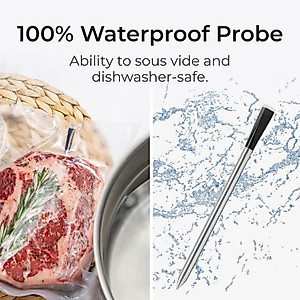 MEATER Plus | Smart Meat Thermometer with Bluetooth | 165ft Wireless Range | for The Oven, Grill, Kitchen, BBQ, Smoker, Rotisserie