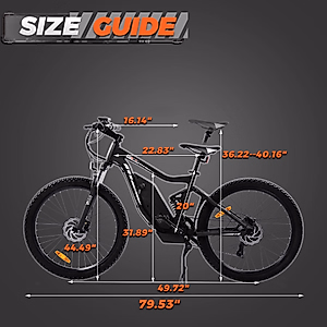 ECOTRIC Samsung Cells Electric Bike Bicycle 750W 48V 12AH Battery 26" E-Bike 23.6MPH Adult Mountain Bike Beach Snow Ebike New Designed Central Shock Absorber