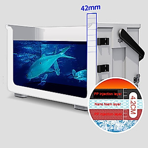 BeTlreo Fishing Tackle Box, Portable Multifunctional Full Set of Ultra-Light Fishing Box, Can Sit 36 Liters Large Capacity Storage Box for Outdoor Competitive Leisure