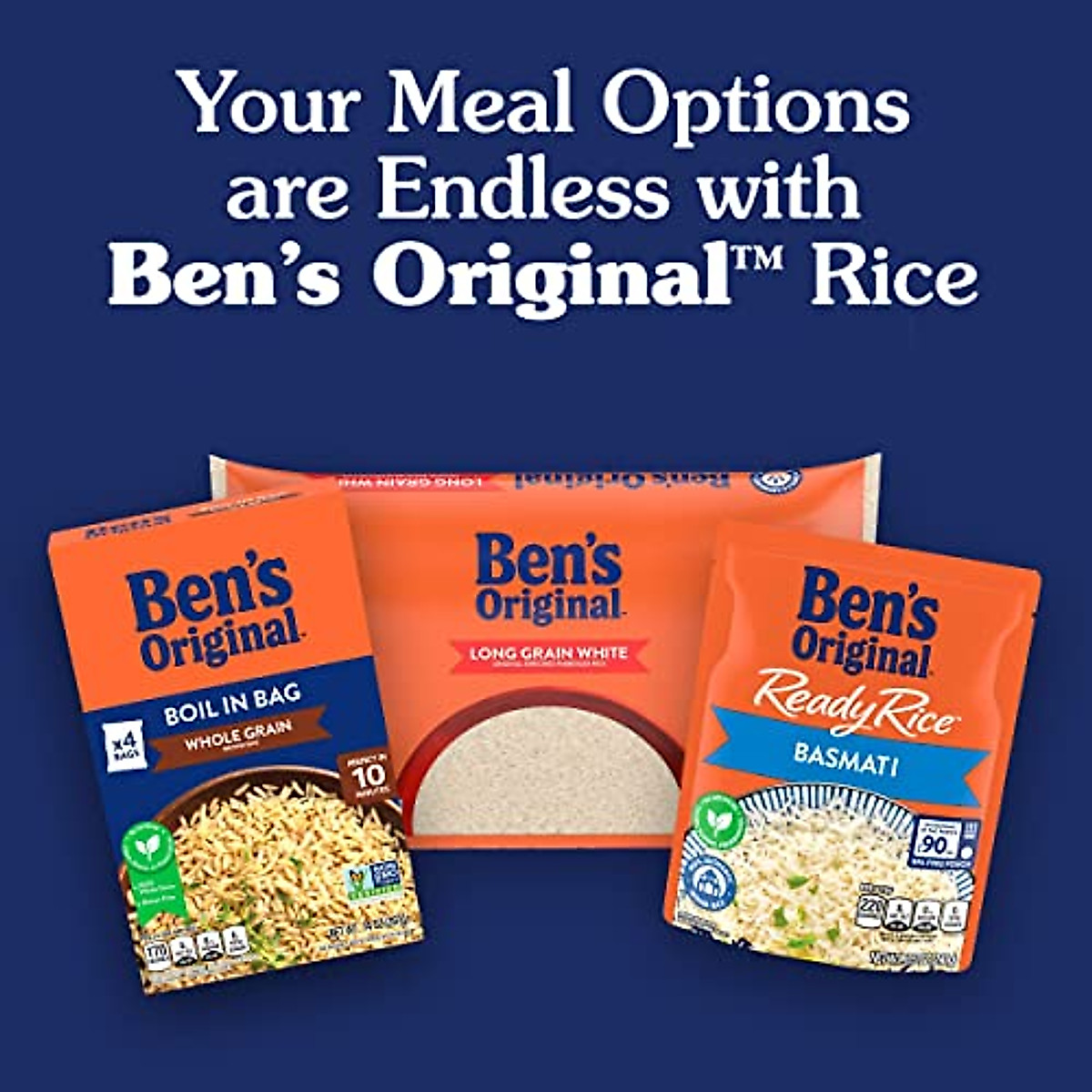 BEN'S ORIGINAL Whole Grain Brown Rice, 2 lb Bag