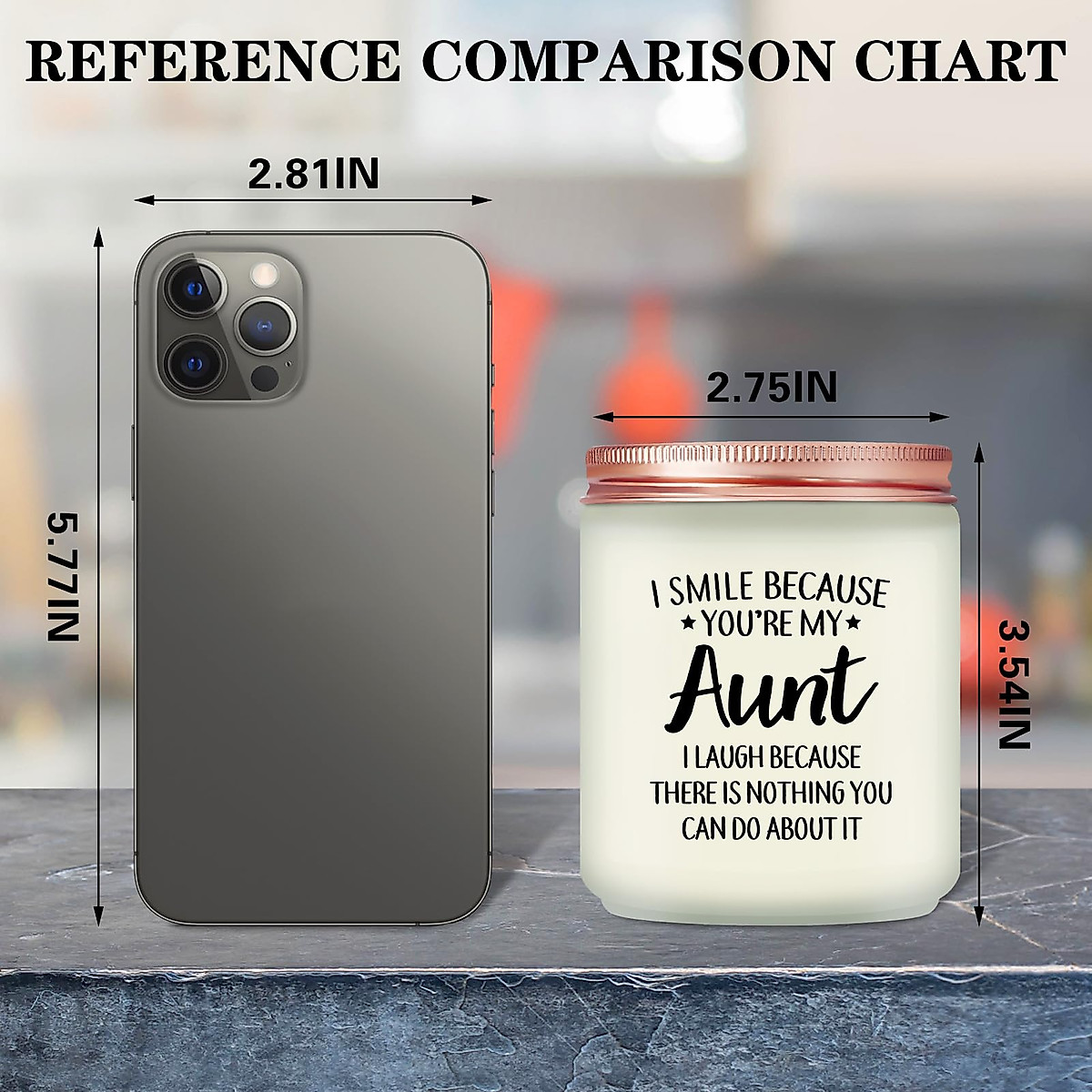 Maybeone Christmas Gifts for Sister - Big Sister Birthday Mothers Day Valentines Day Gifts from Sister Brother - I Smile Because You are My Sister Candle