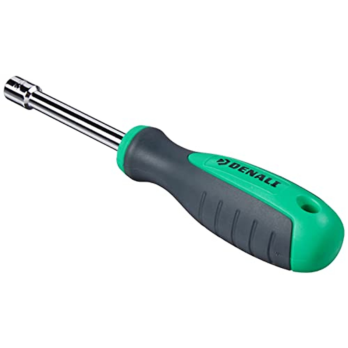 Amazon Brand - Denali 7-Piece Hollow Shaft Nut Driver Set with Cushion Grip Handles