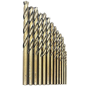 ANKEBO 13PCS Cobalt Drill Bit Set - Metric M35 Steel Extremely Heat Resistant Twist Bits with Straight Shank to Cut Through Hard Metals Such as Stainless & Cast Iron 5percent HSS-CO