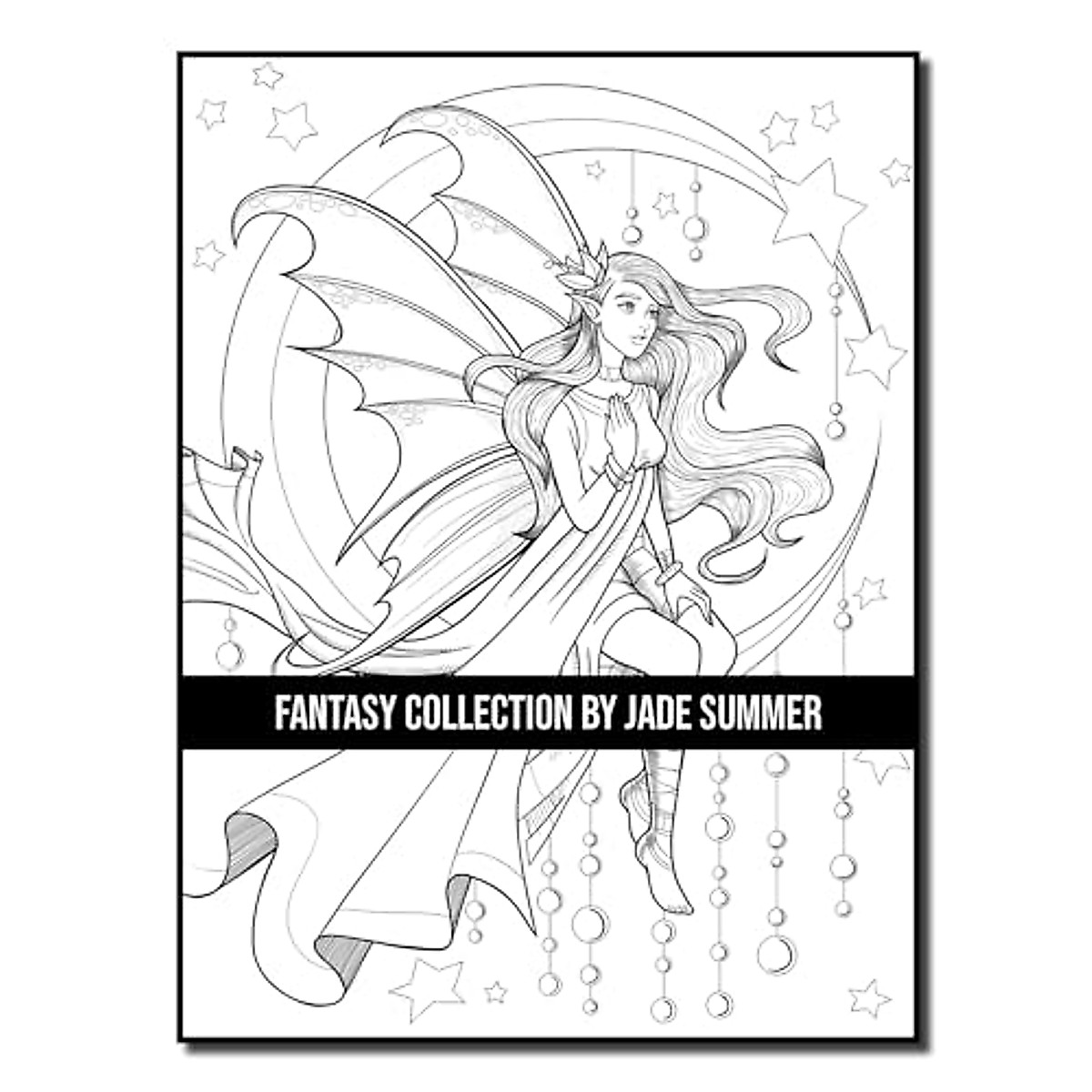 Fantasy Collection: An Adult Coloring Book with 100+ Incredible Coloring Pages of Mermaids, Fairies, Vampires, Dragons, and More!