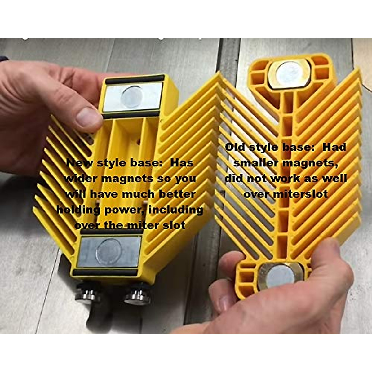 Magswitch - 8110015 Table Featherboard Universal Model, Yellow