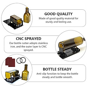 wine bottle cutter Bottle Cutter DIY Machine glass jar cutter glass cutting tool bottle cutter kit corkscrews for wine bottles glass cutting kit car into glass bottle round square