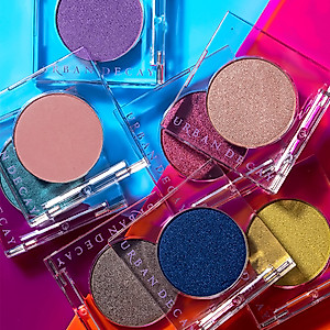 URBAN DECAY 24/7 Longwear Eyeshadow Single (Half Baked - Golden Shimmer), High-Pigment Eye Shadow Compact, Smooth & Blendable Colors, Crease-free, Vegan - 0.06 oz