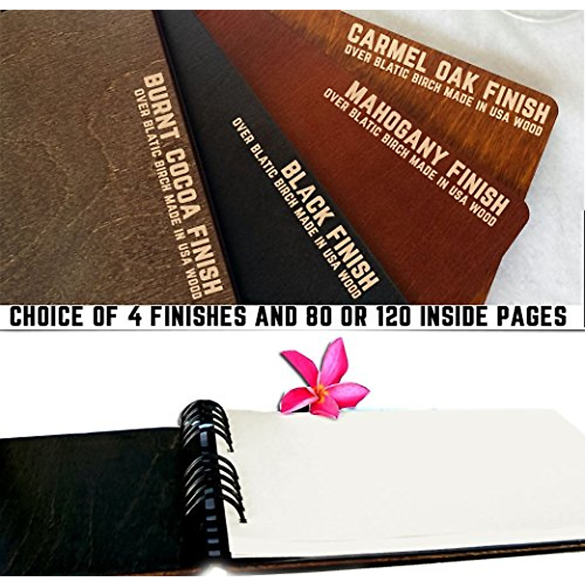 Graduation Wood Guest Book MADE IN USA (CUSTOMIZE PERSONALIZE Wood Engraving) Rustic Grad Gifts Photo Album Party Supplies Decorations Instant Photo Guest Book Congratulation Class of