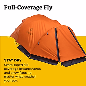 Marmot Thor 2-Person Tent | Easy Set-Up, Water-Resistant, Storm Ready, Blaze, 2 Person